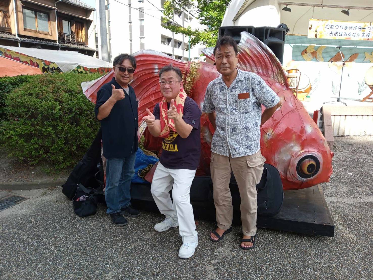 9/23(土・祝)【第68回中川金魚まつり】野外ライブにアコースティックCKB(サザンのカバーバンド)として初出演させていただきました。天候にも恵まれ尾頭橋公園を中心に沢山のお客様で賑わって ...