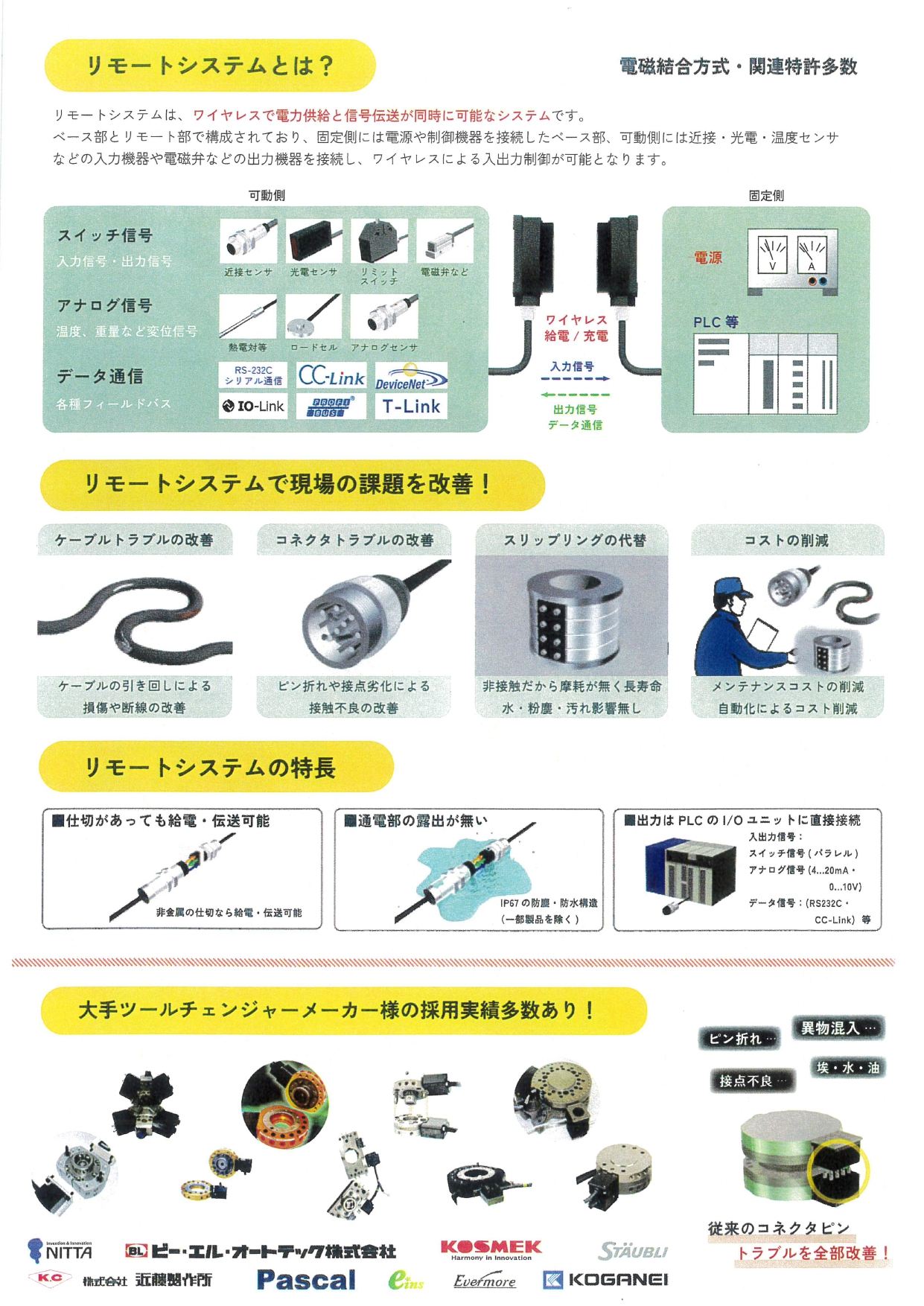 今回、ムトぴょん!!からご紹介したいのは約40年前から生産設備で使うセンサー(近接センサ、光電センサ、磁気センサなど)が対象でありセンサーが、可動(回転、着脱、搬送)する場合、センサーへの ...